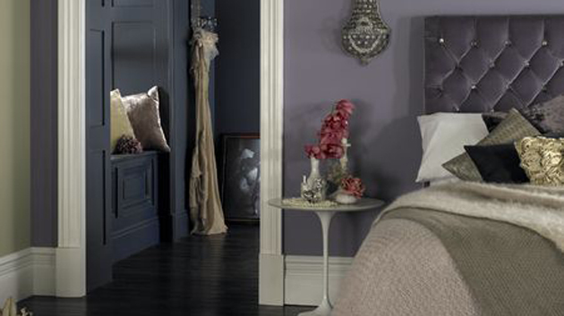 Szaro fioletowy pokój - pokój w odcieniach fioletu i szarości | Dulux